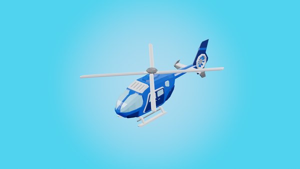 Low Poly Helicopter 3D model - TurboSquid 1915816