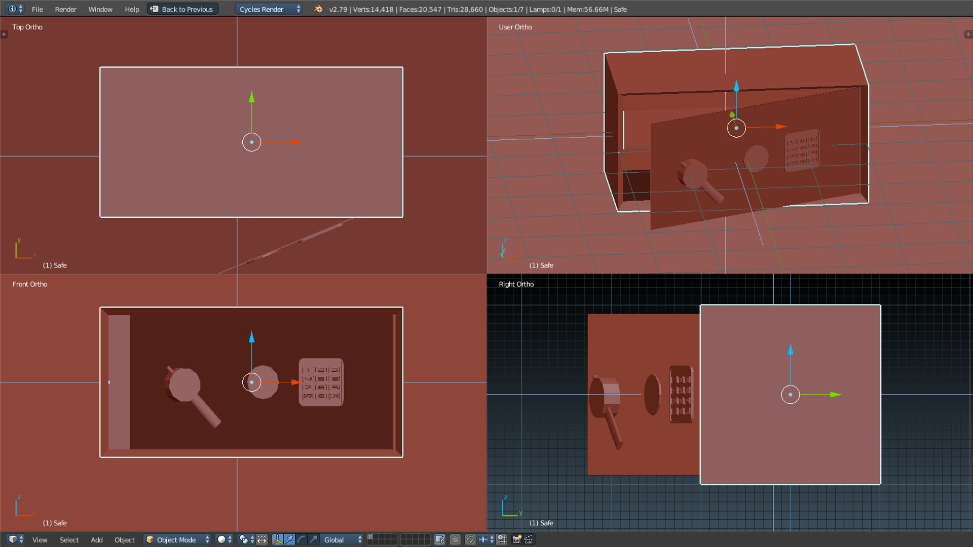 Safe Home 3D Model - TurboSquid 1376703