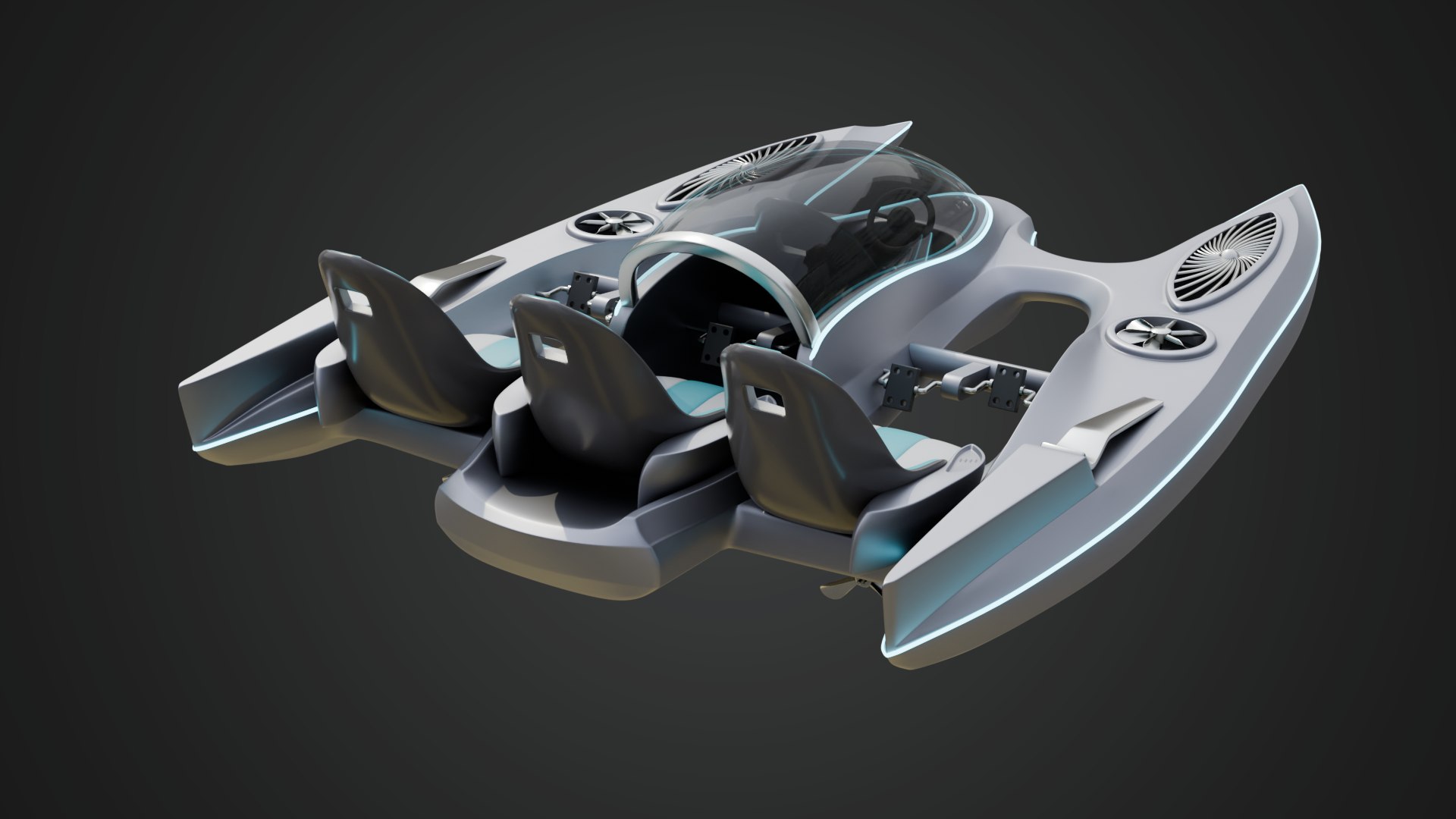 3D Aerodynamic Multi-Person Pedal Boat - TurboSquid 2290040