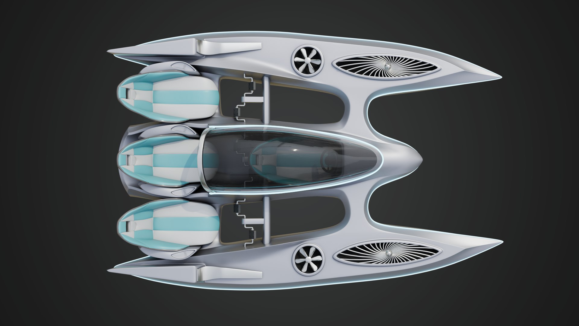 3D Aerodynamic Multi-Person Pedal Boat - TurboSquid 2290040