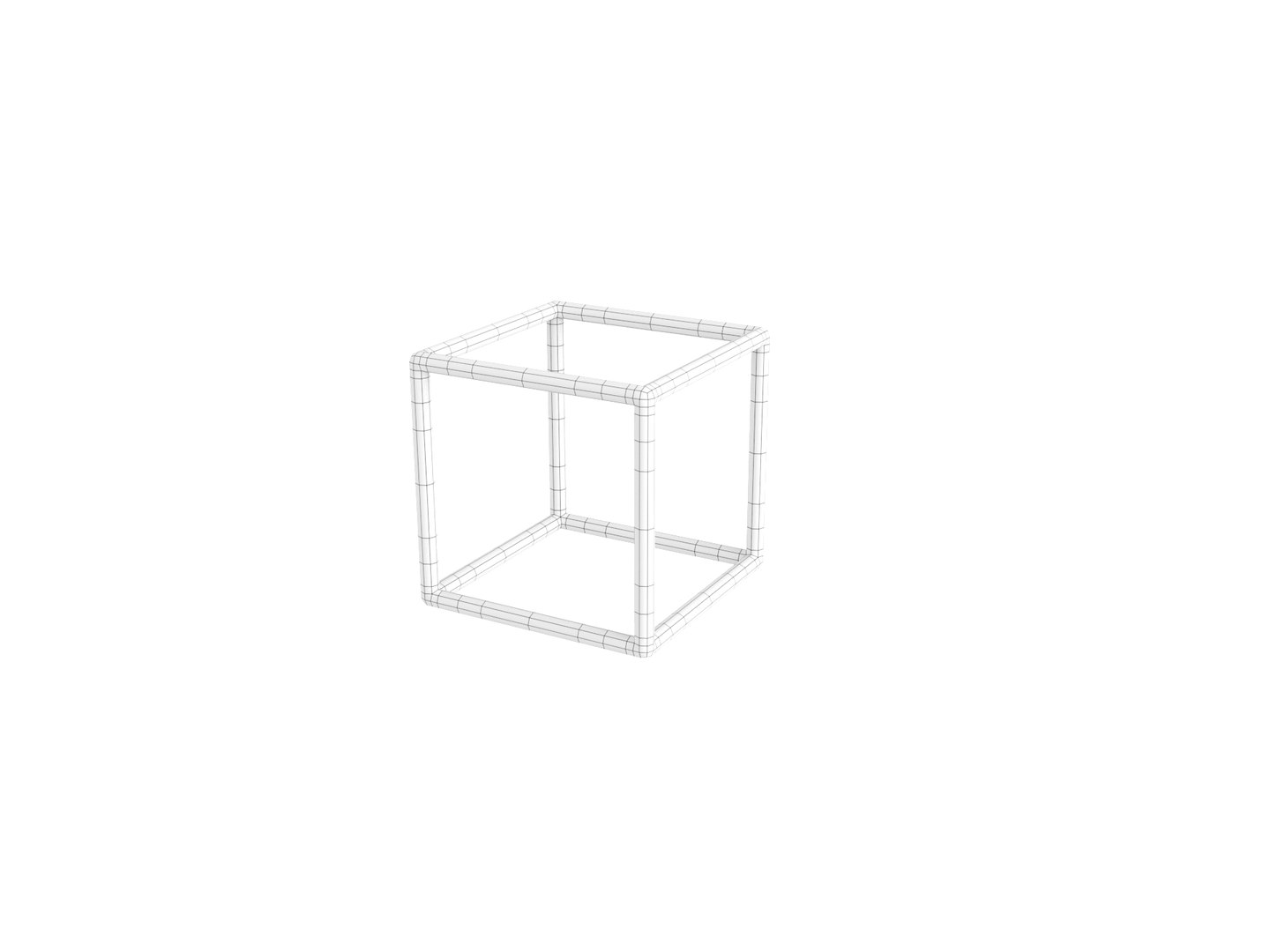 Cartoon Wire Cube 3D Model - TurboSquid 2007877
