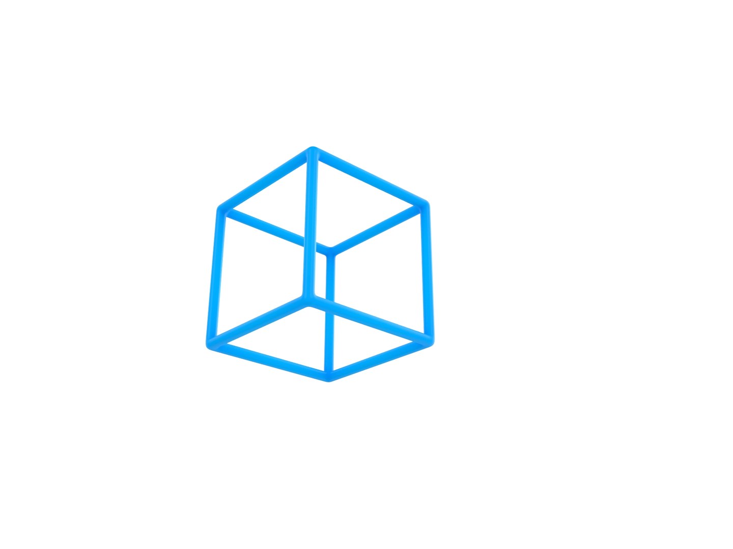 Cartoon Wire Cube 3D Model - TurboSquid 2007877