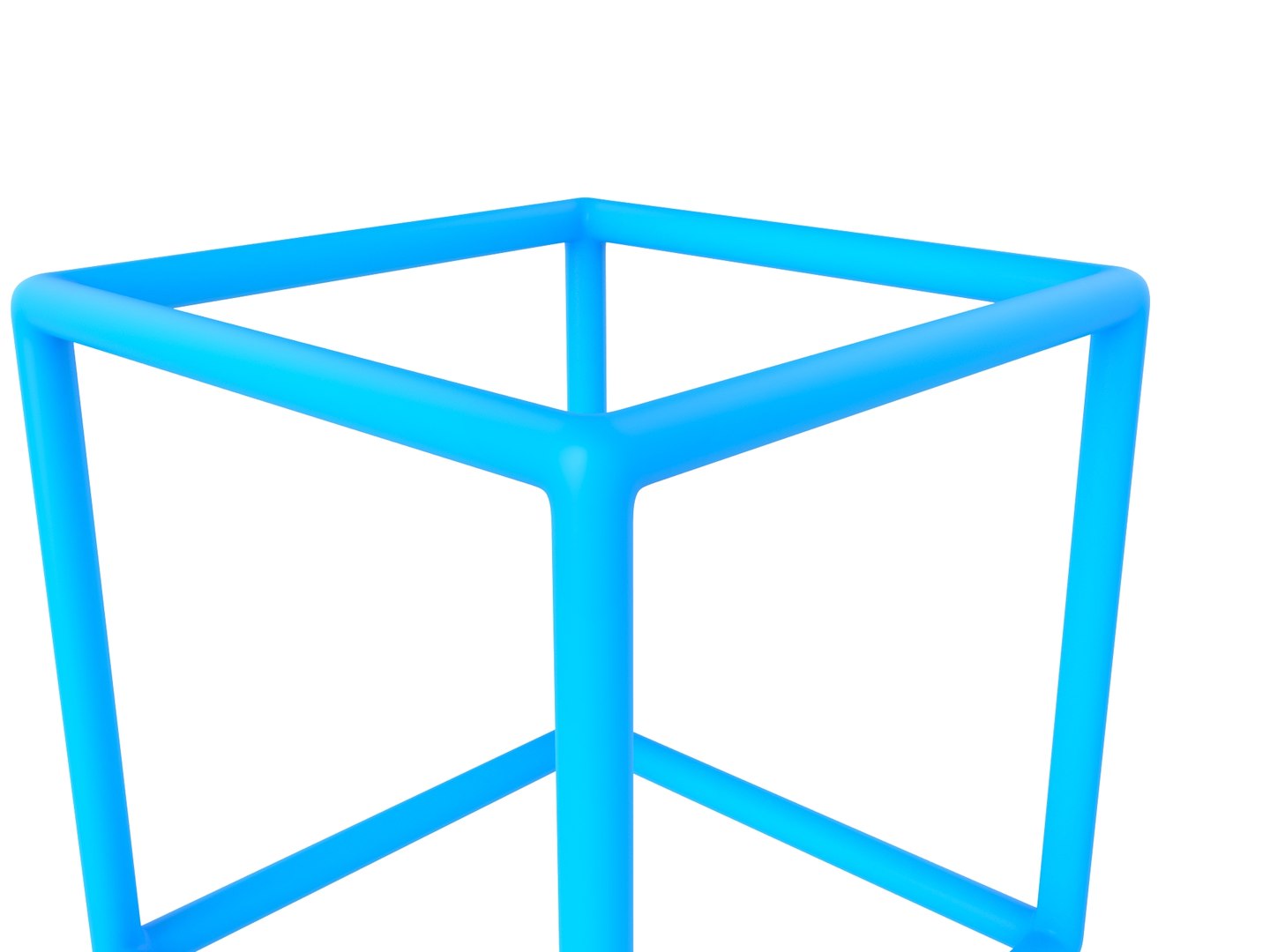 Cartoon Wire Cube 3D Model - TurboSquid 2007877