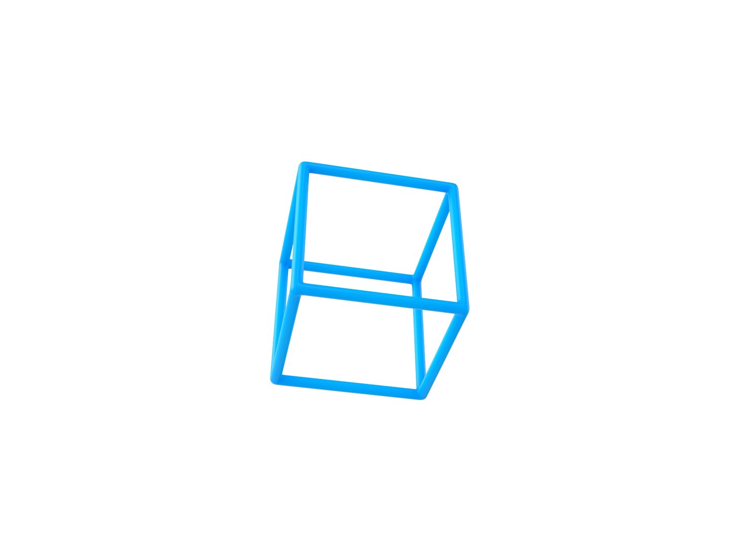 Cartoon Wire Cube 3D Model - TurboSquid 2007877