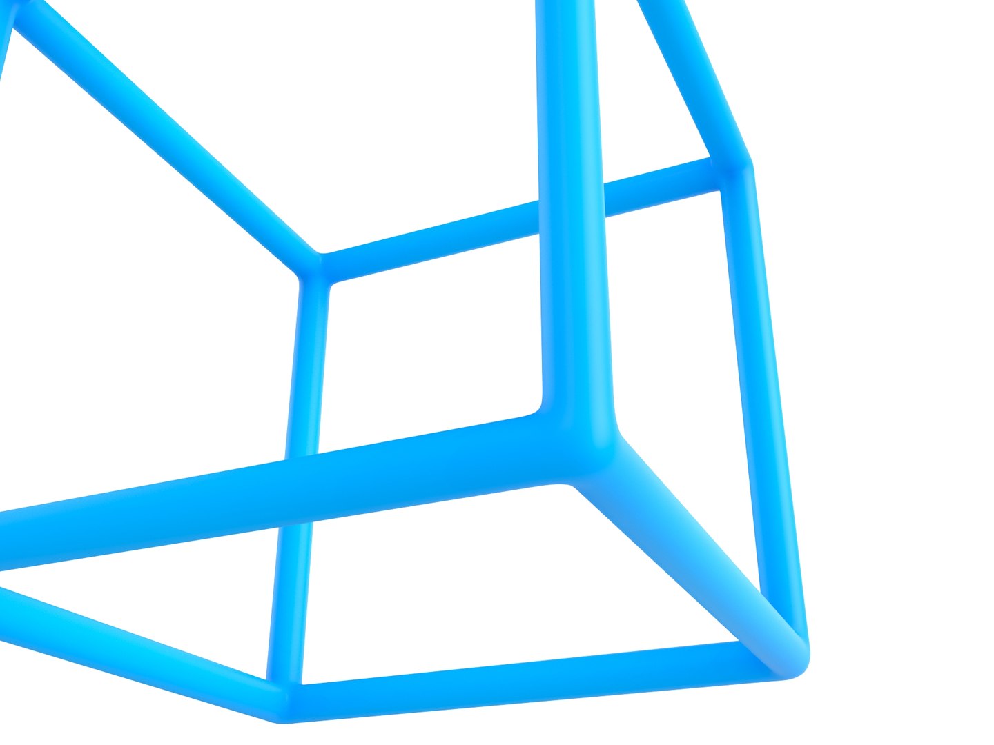 Cartoon Wire Cube 3D Model - TurboSquid 2007877