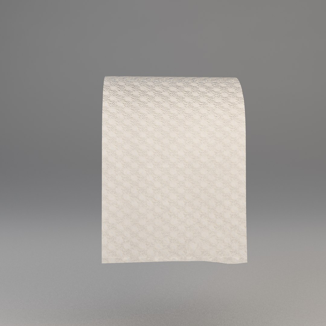 3D Toilet Paper Model - TurboSquid 1197916