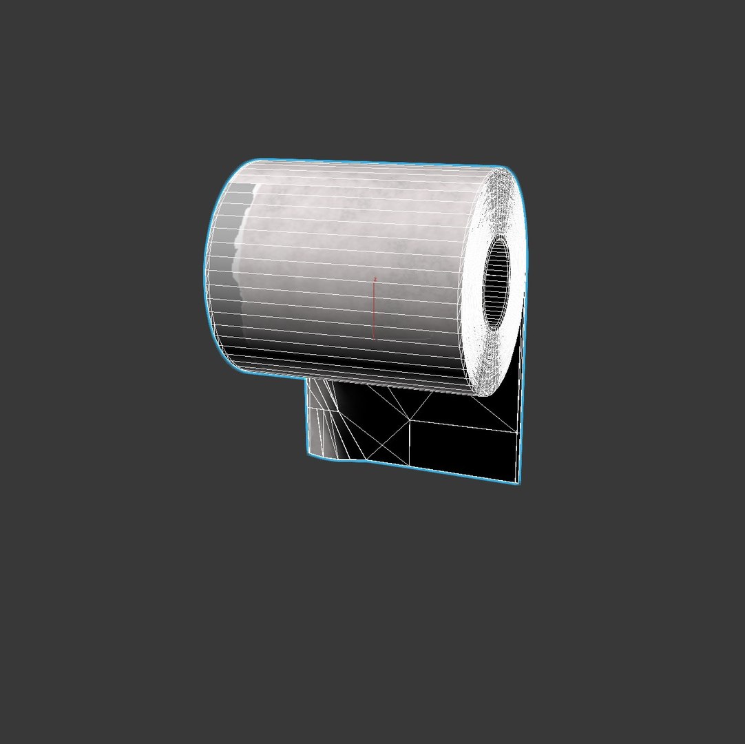 3D Toilet Paper Model - TurboSquid 1197916