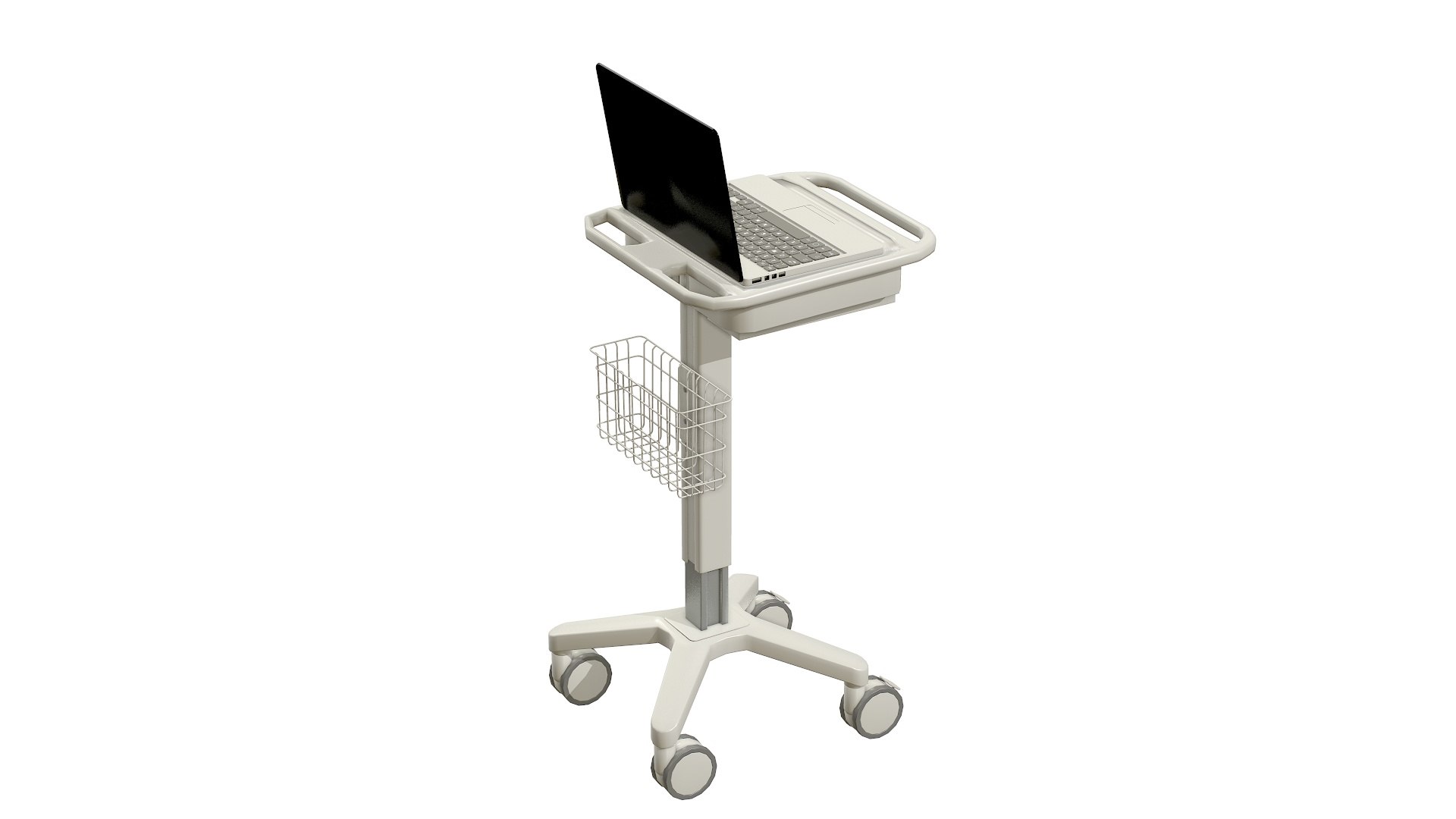 Mobile Laptop Cart 3D Model - TurboSquid 1865615