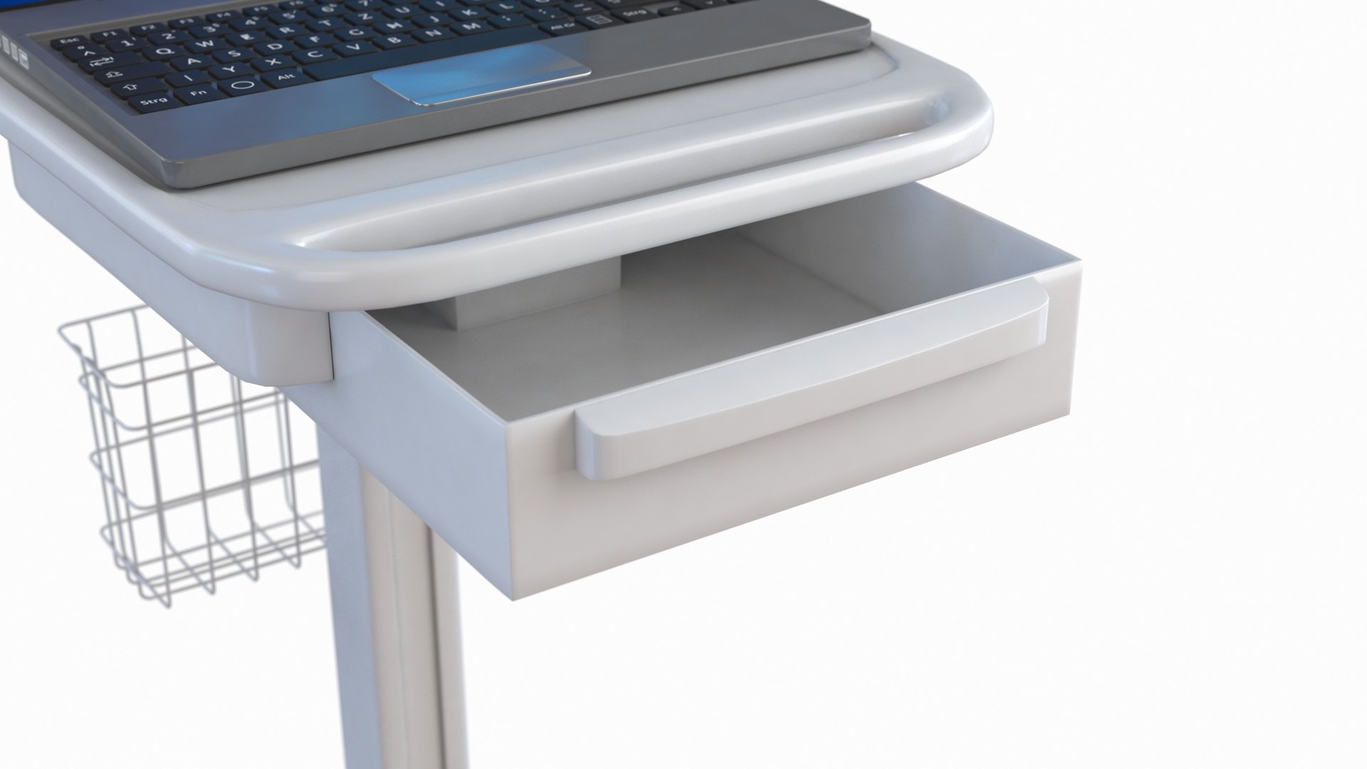 Mobile Laptop Cart 3D Model - TurboSquid 1865615