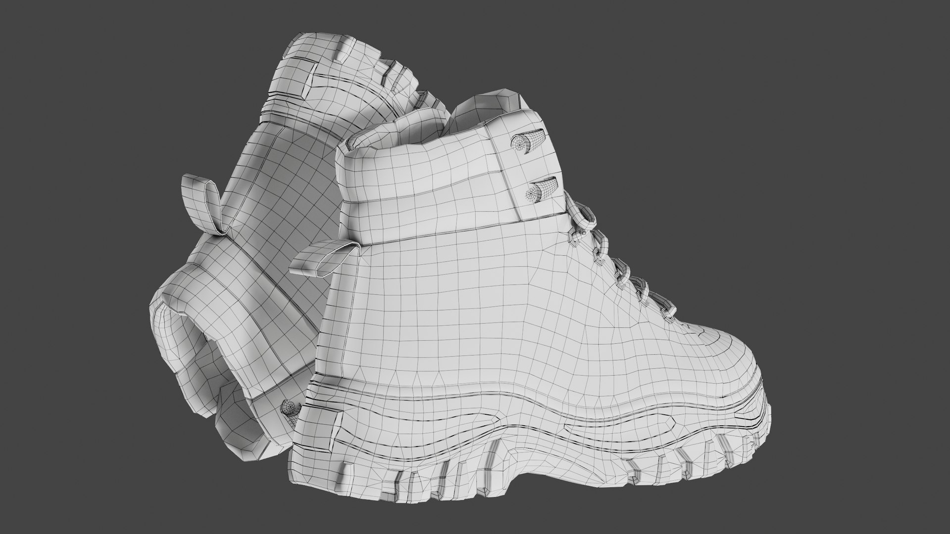 3D mesh women s boots model - TurboSquid 1637153