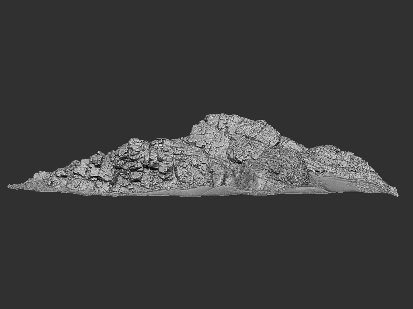 Desert Cliff Hd 3D - TurboSquid 1238233