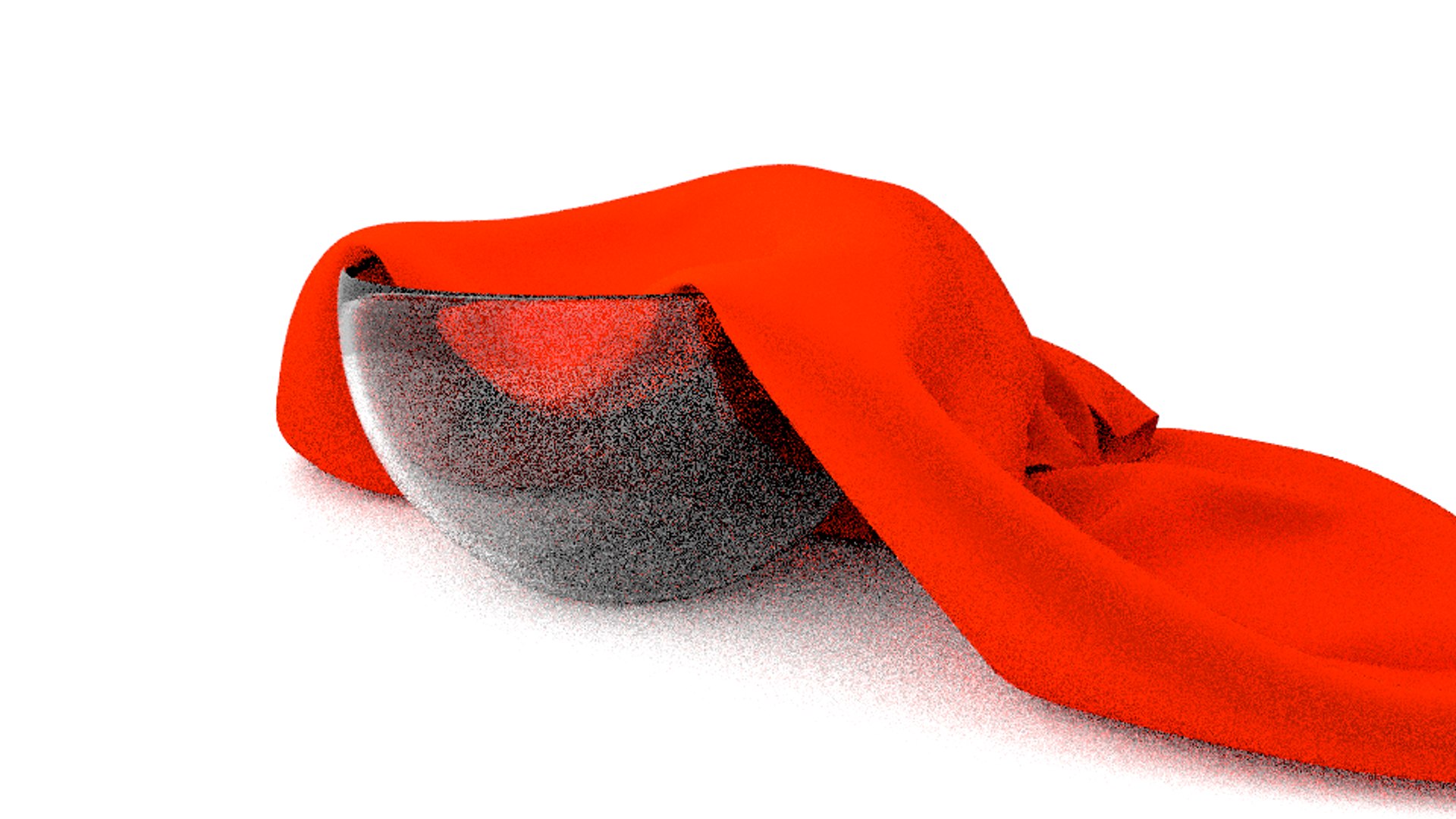 3d glass napkin