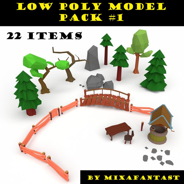 pack 3d model