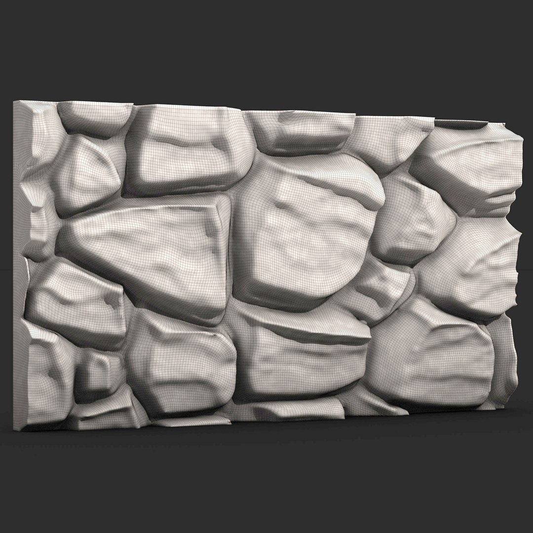 3D Model Stone Wall 053 - TurboSquid 2381129
