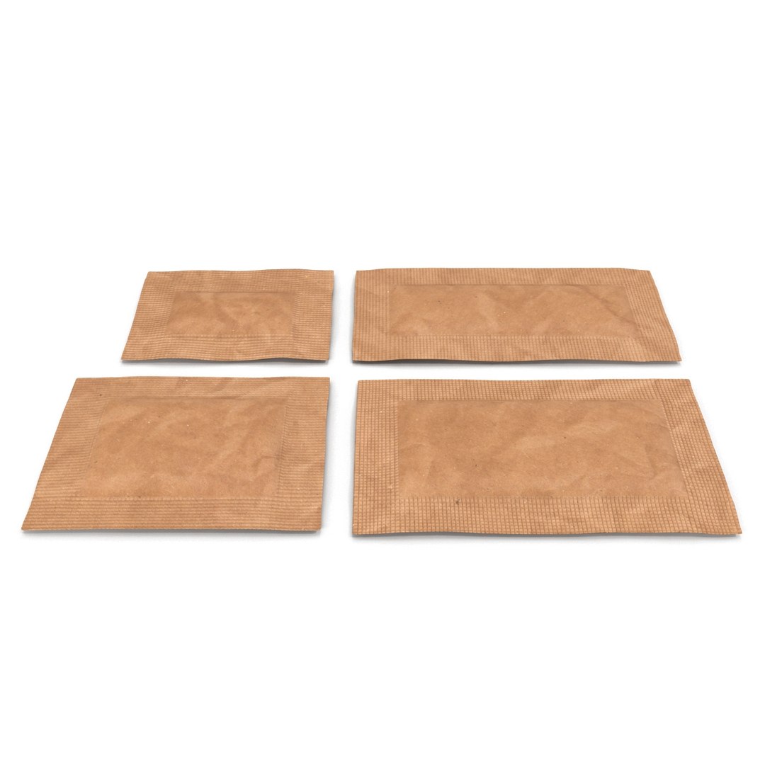 3d Model Sugar Packets Set Design