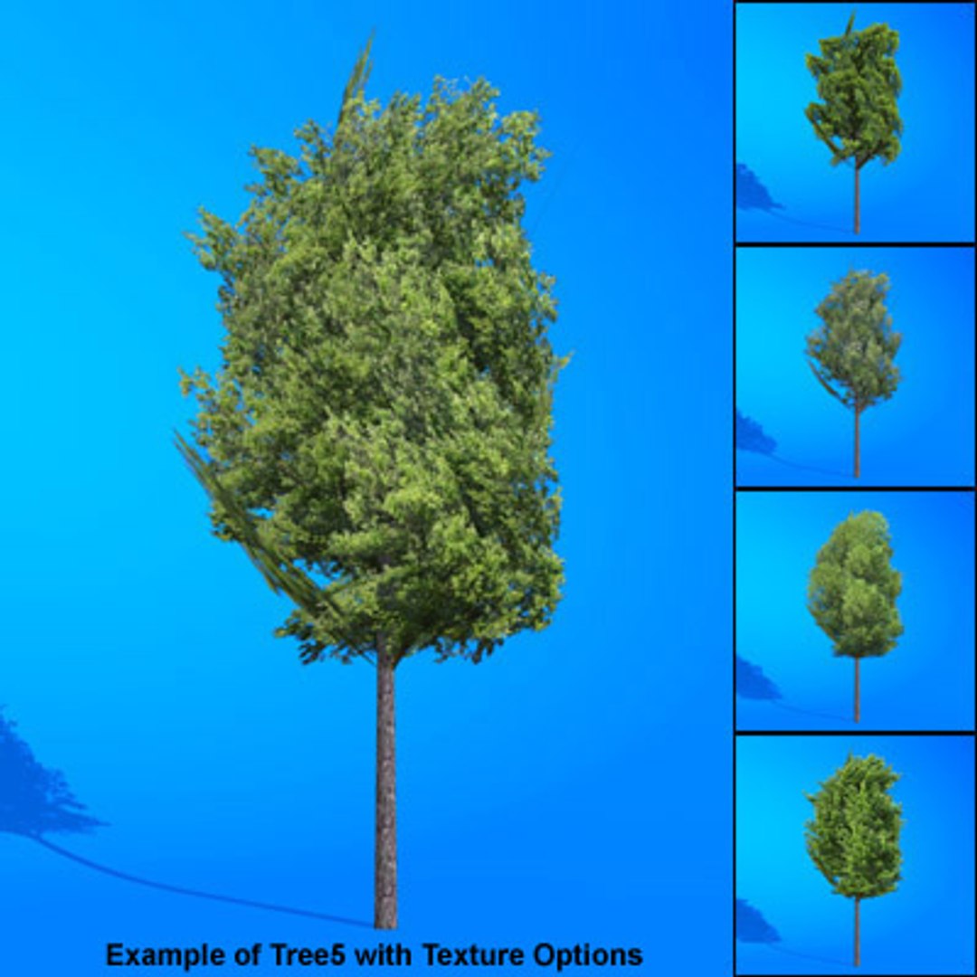 3ds Max Trees 1-6