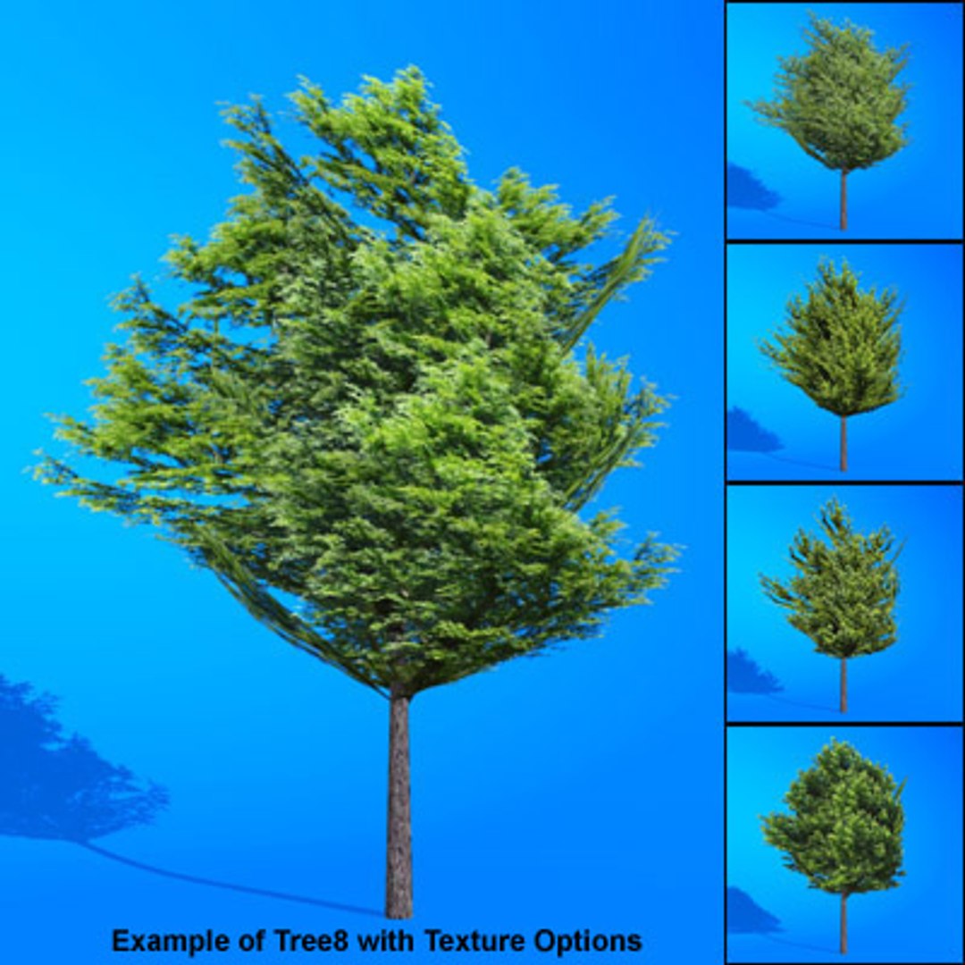 3ds Max Trees 1-6