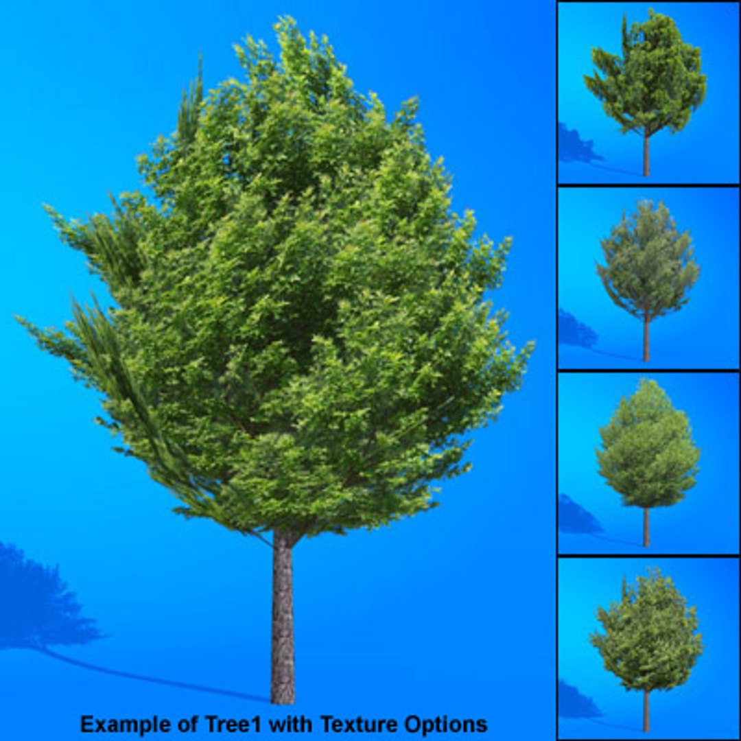 3ds Max Trees 1-6