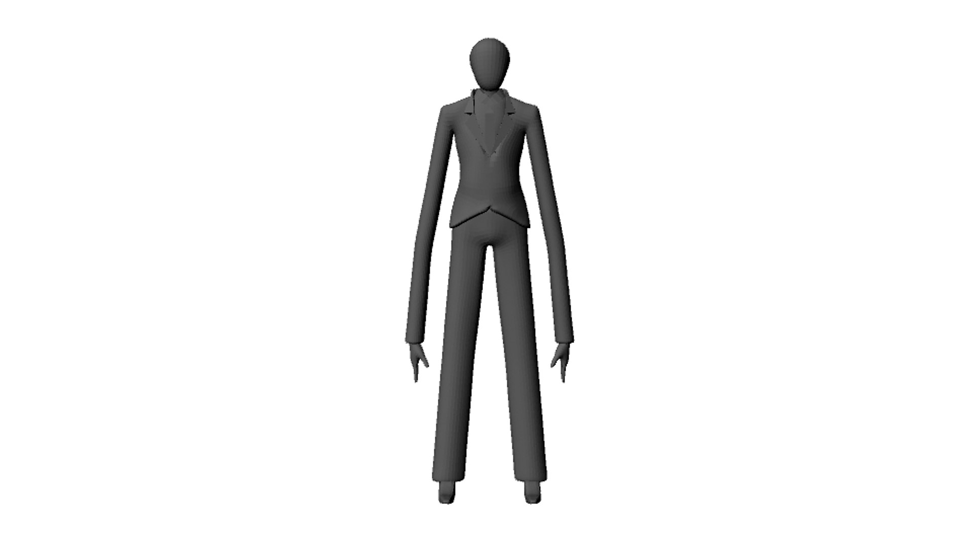 Slenderman Man Slender 3d Obj