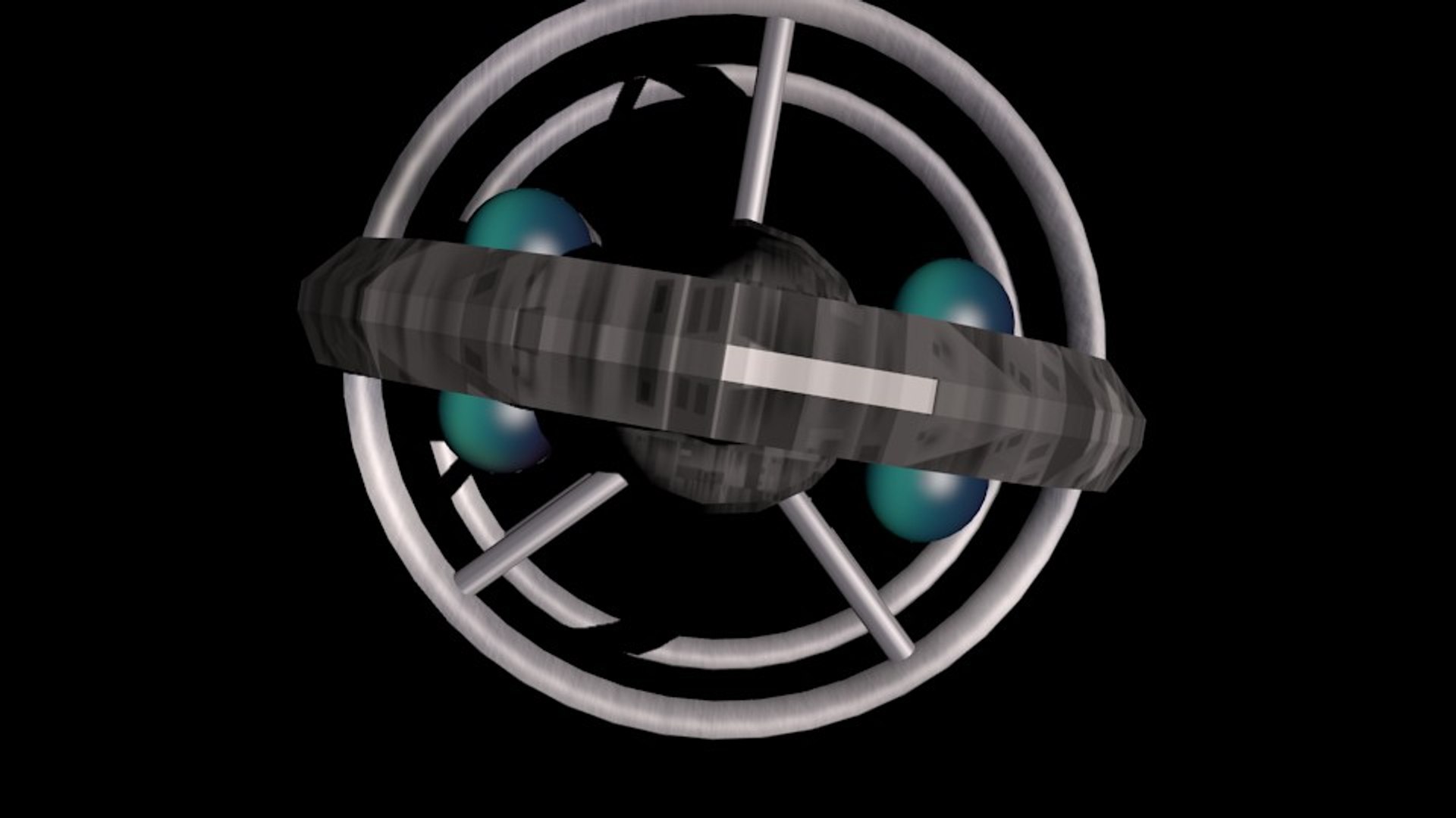 Hypothetical Warp Ship 3d Model