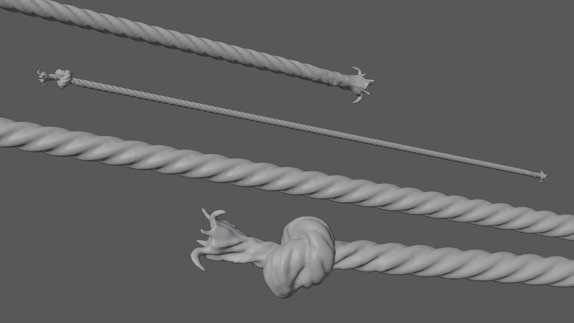 3D Rigged Rope - TurboSquid 1778272