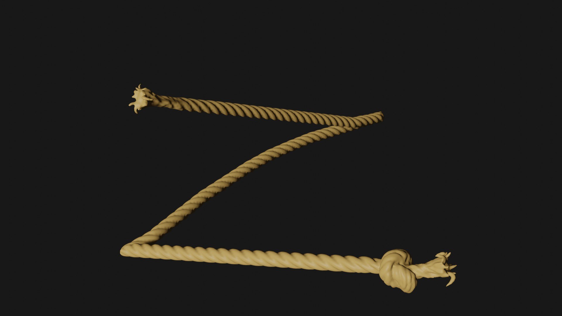 3D Rigged Rope - TurboSquid 1778272