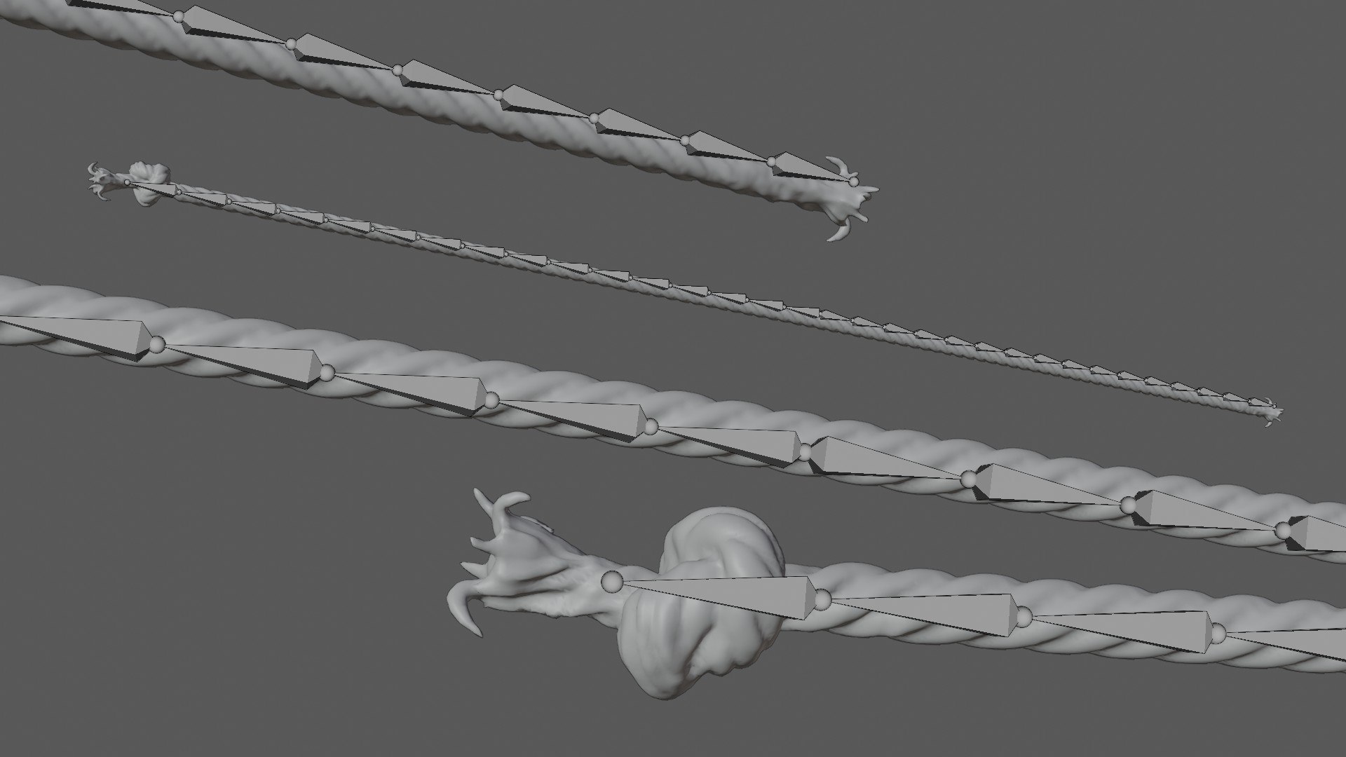 3D Rigged Rope - TurboSquid 1778272