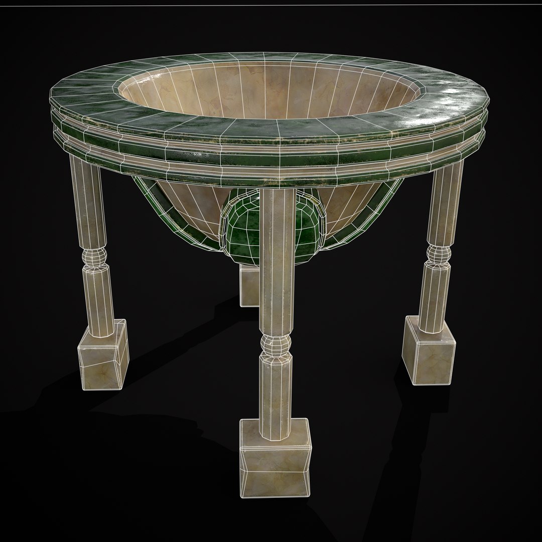 Marble Cauldron 3D Model - TurboSquid 2151944