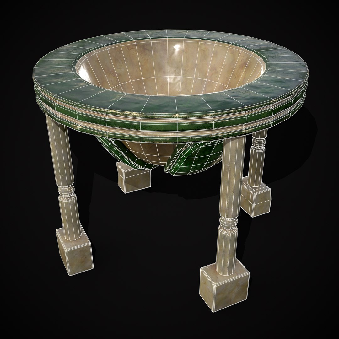 Marble Cauldron 3D Model - TurboSquid 2151944