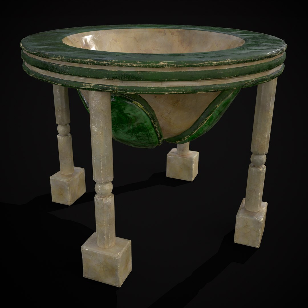 Marble Cauldron 3D Model - TurboSquid 2151944