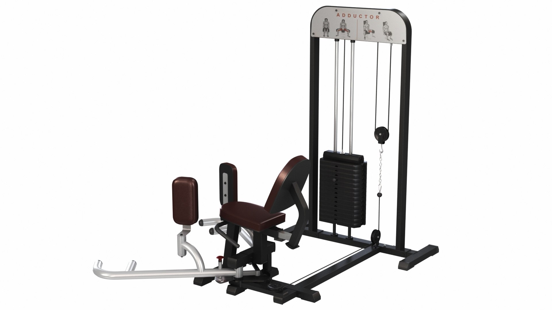 3D GYM Abductor And Adductor Machine Collection Model - TurboSquid 1926267