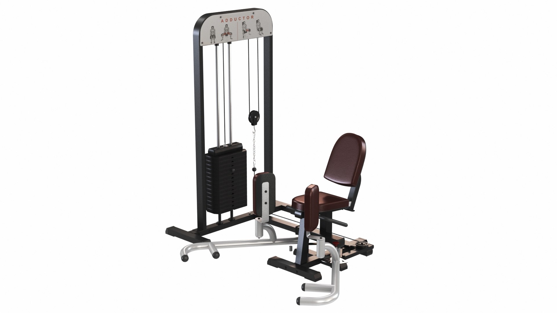 3D GYM Abductor And Adductor Machine Collection Model - TurboSquid 1926267