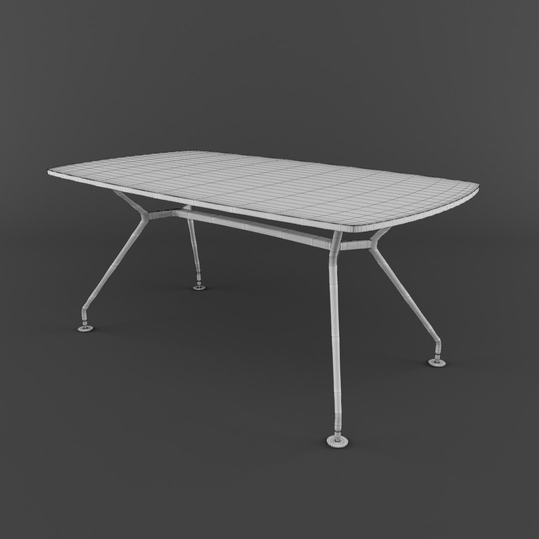 Dinner Table 3d Model