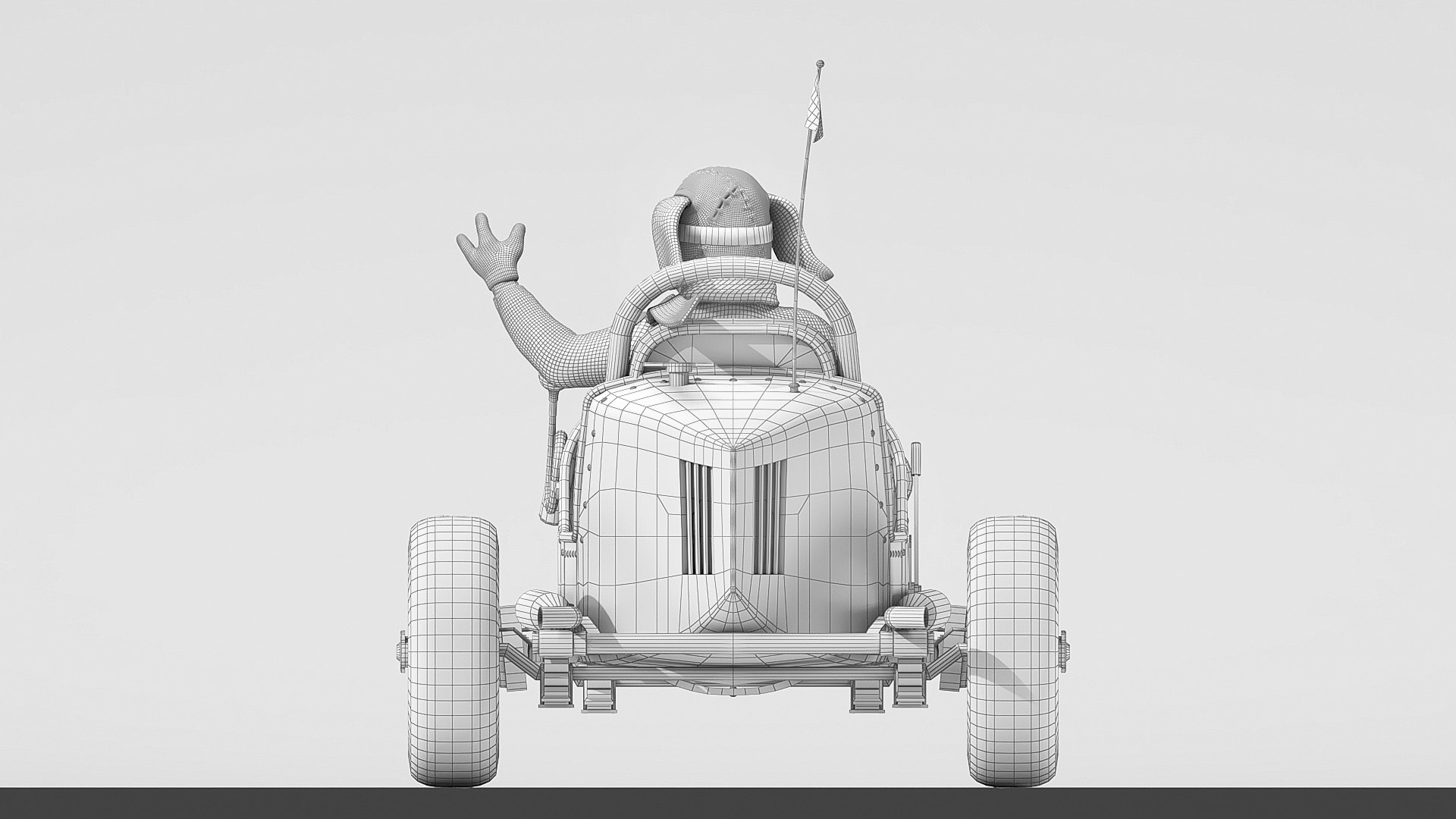 3D Model Pig Racing Car - TurboSquid 2062781