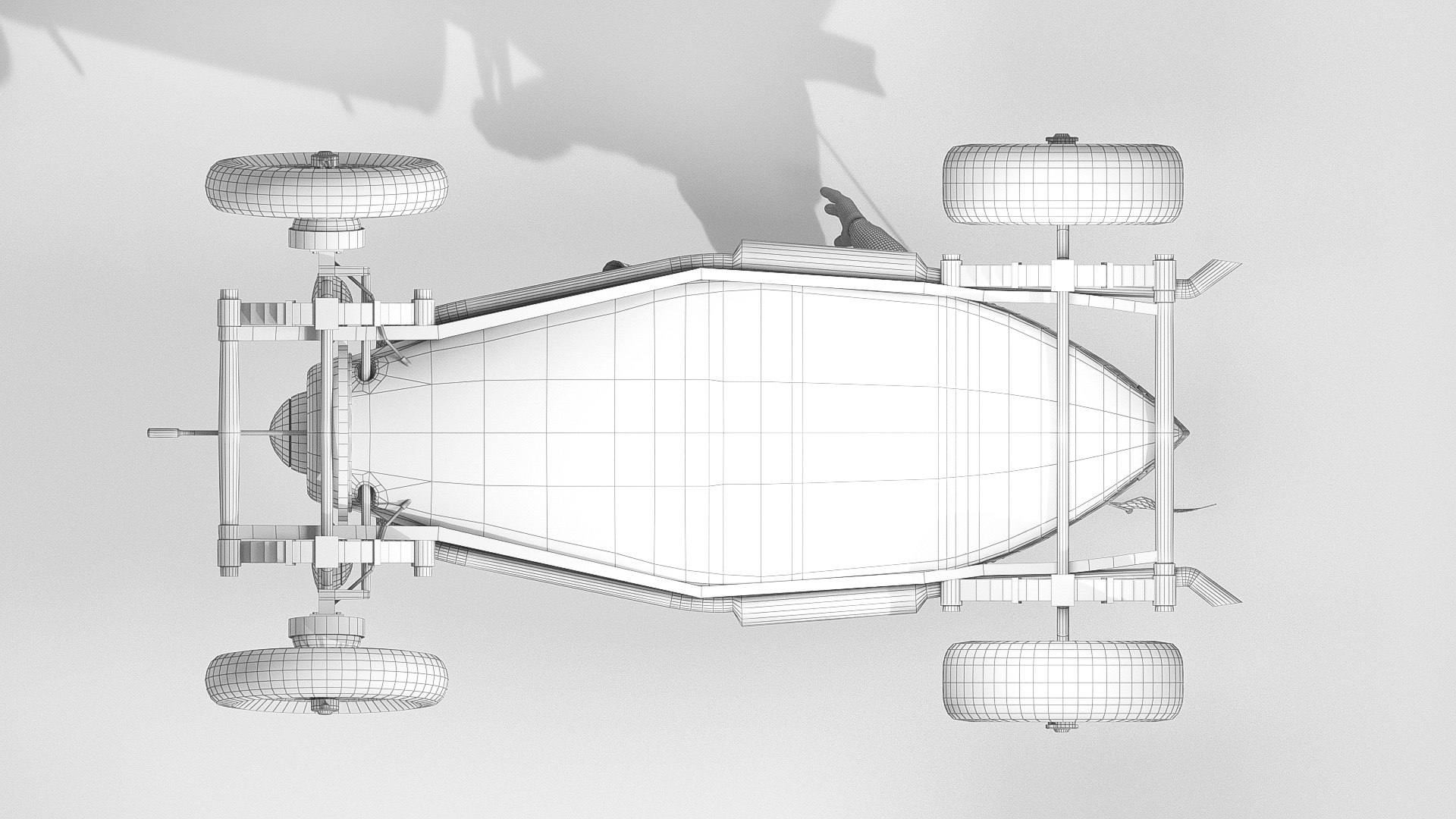 3D Model Pig Racing Car - TurboSquid 2062781