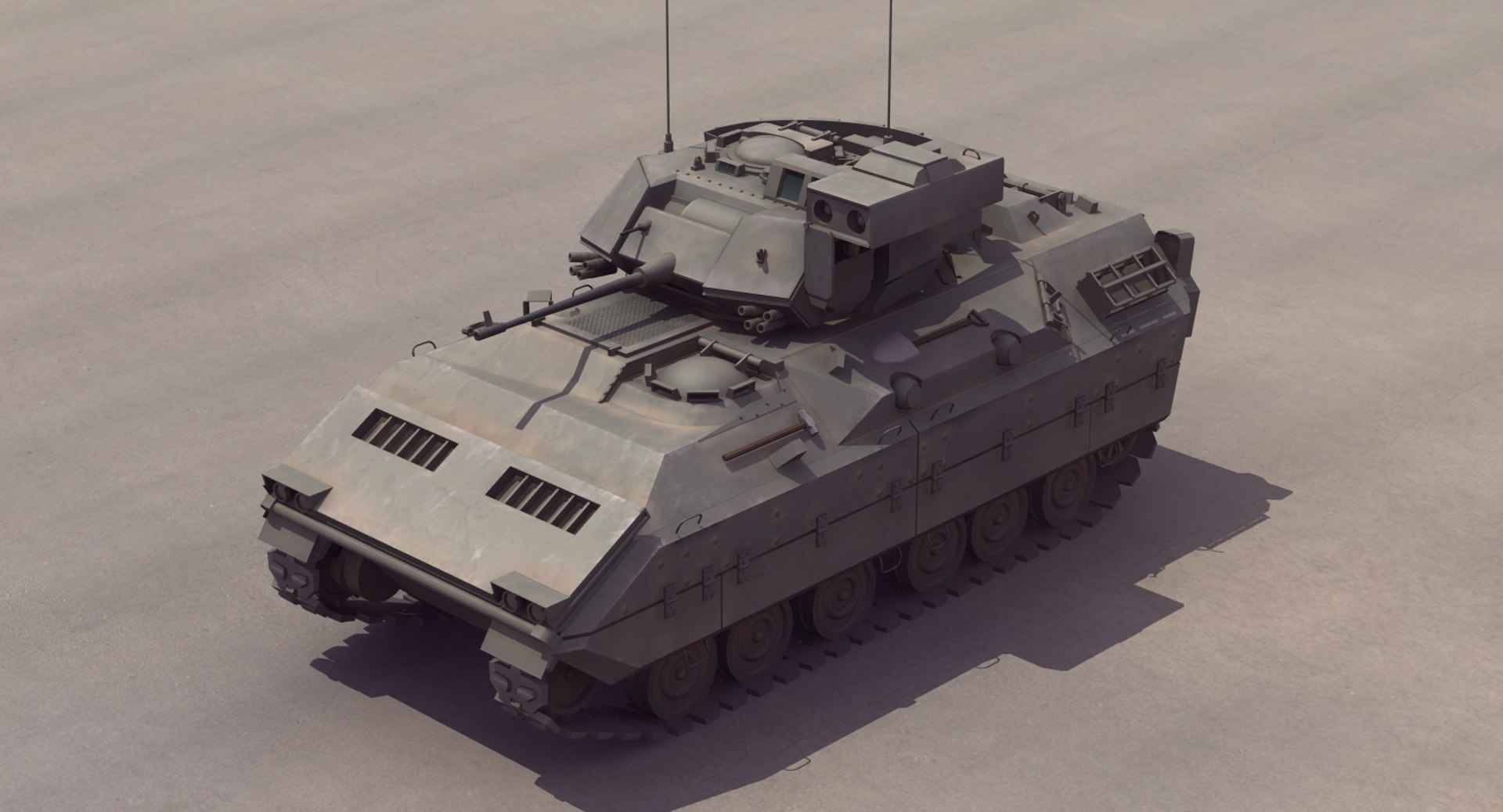 3d Model M2 Bradley
