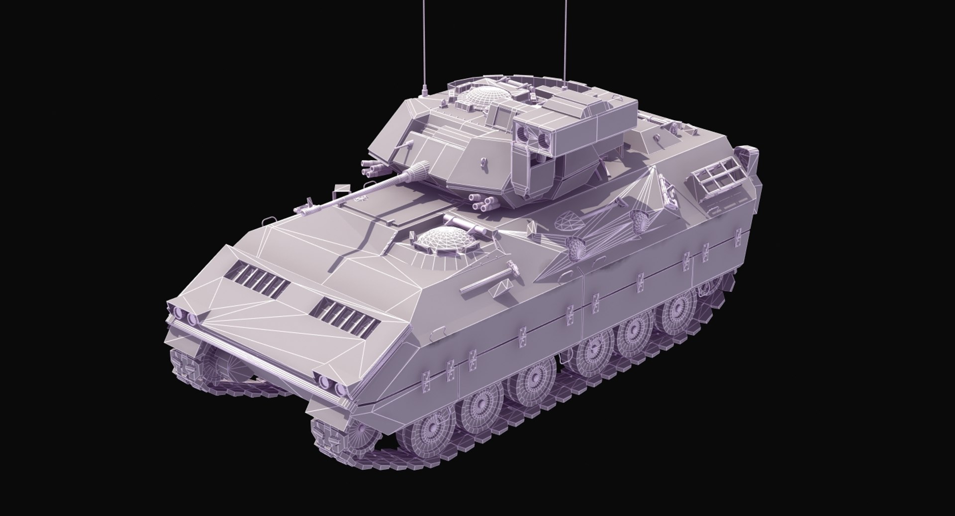 3d Model M2 Bradley