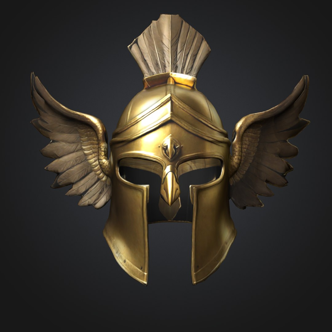 Ancient Wing Helmet 3D Model - TurboSquid 2373021