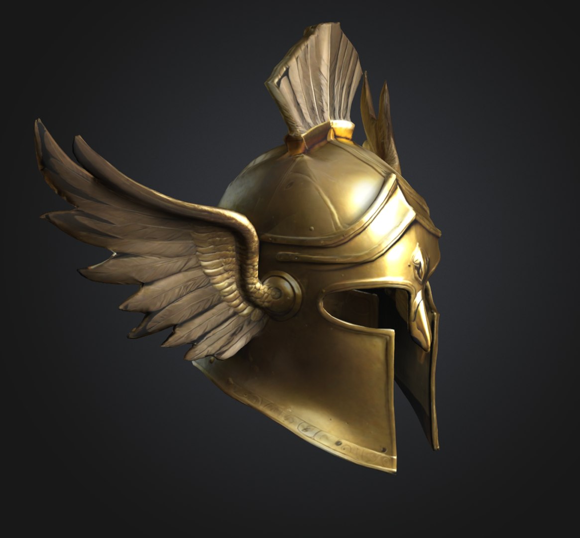Ancient Wing Helmet 3D Model - TurboSquid 2373021