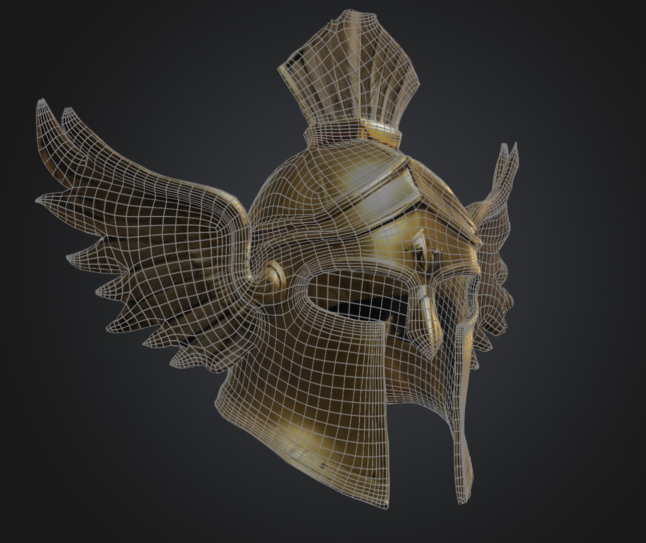 Ancient Wing Helmet 3D Model - TurboSquid 2373021