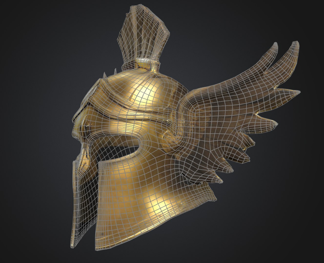 Ancient Wing Helmet 3D Model - TurboSquid 2373021