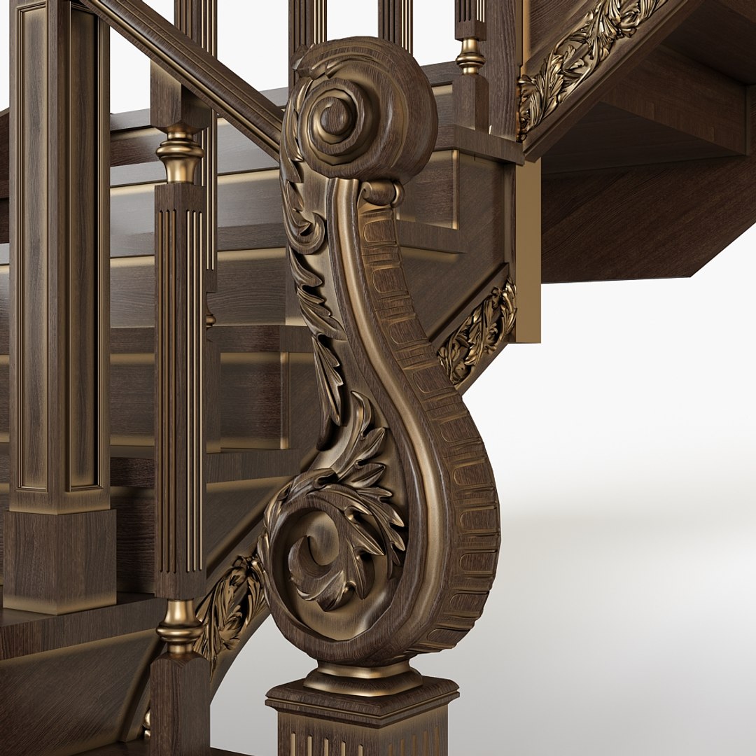 Free 3D Model Kitbash Step Staircase Interior - TurboSquid 1471159