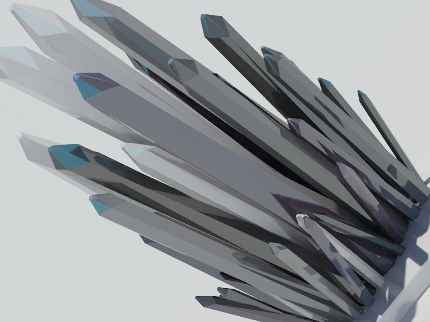 3d Max Cristal Sculpture Design