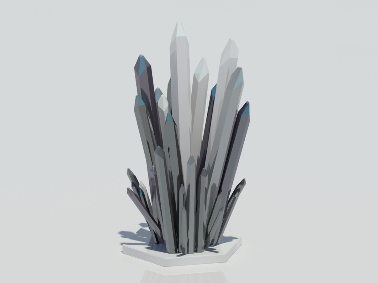 3d Max Cristal Sculpture Design