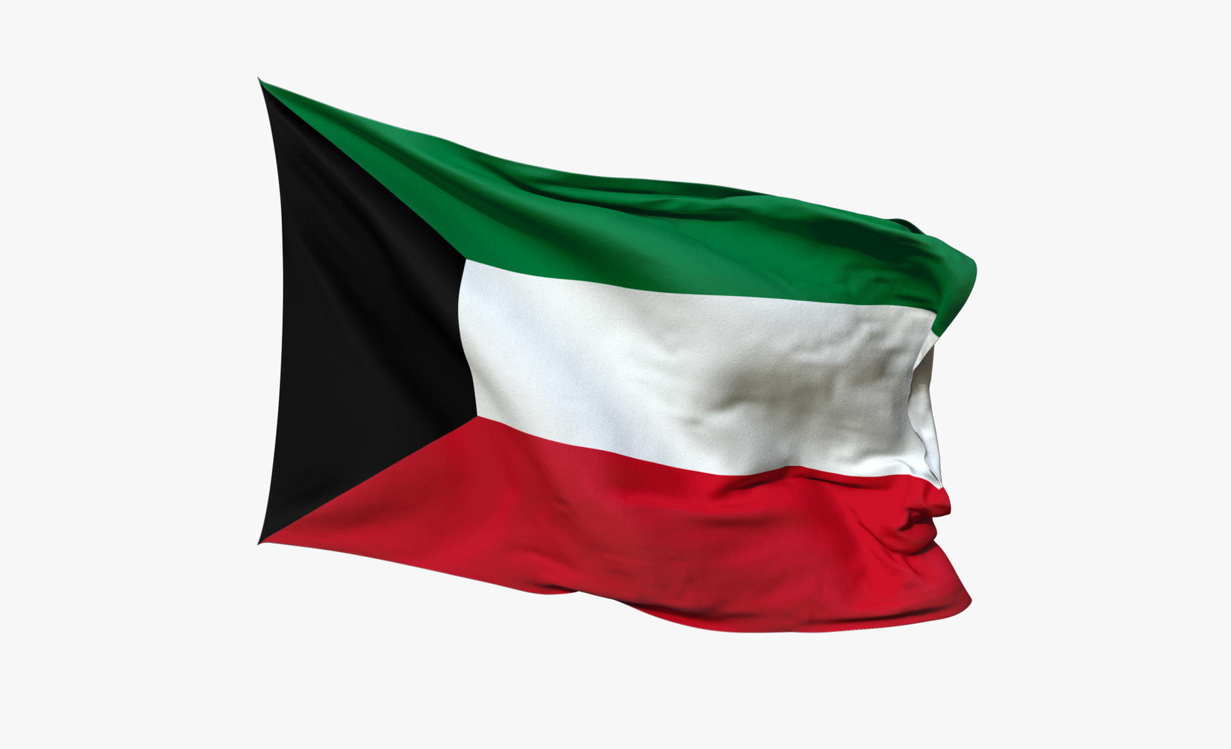 3D Realistic Animated Flag - Microtexture Rigged - Put Your Own Texture ...