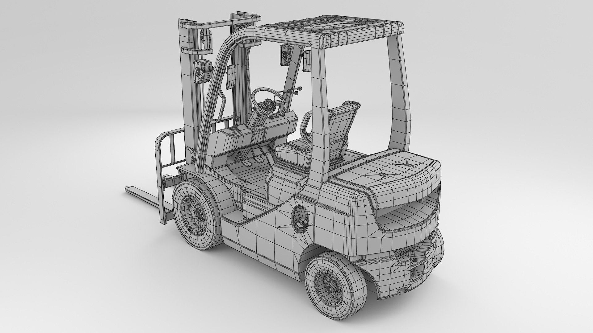 Forklift 3D Model - TurboSquid 1337743