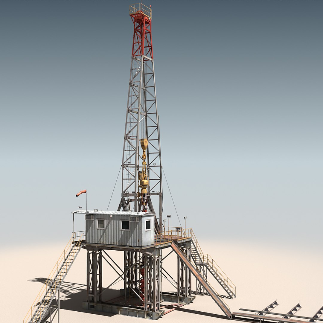 land rig 3d model