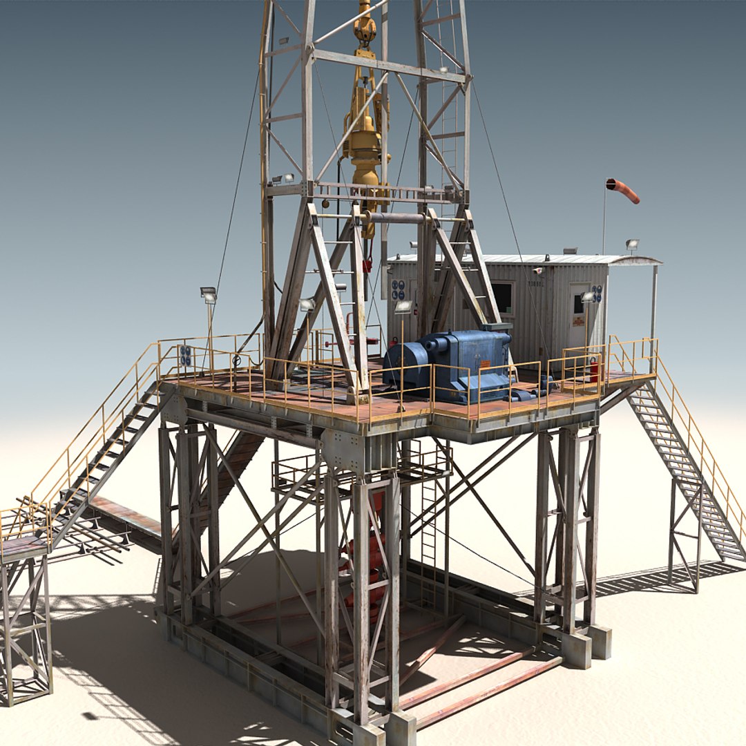 land rig 3d model
