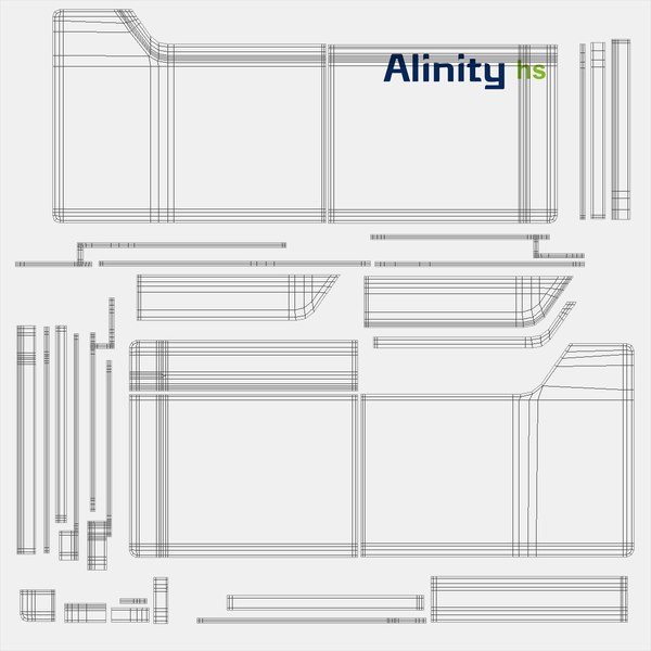 modelo 3d Sistema de correderas Abbott Alinity hs - TurboSquid 1731285