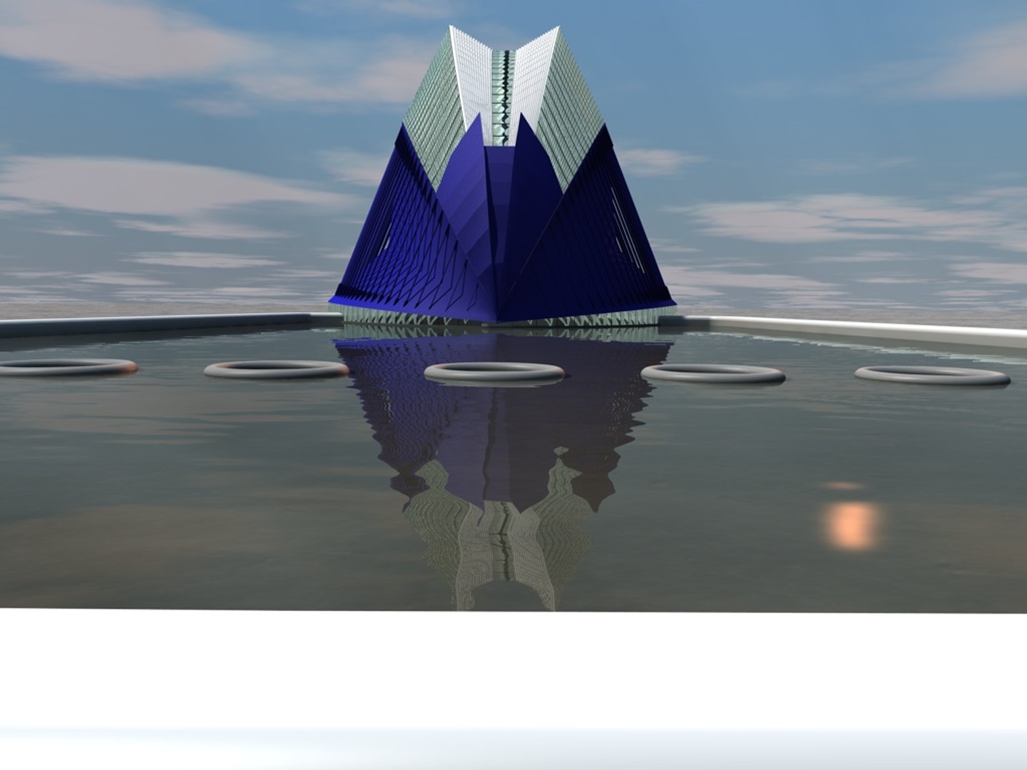3d Model Of Agora Bridge City Arts
